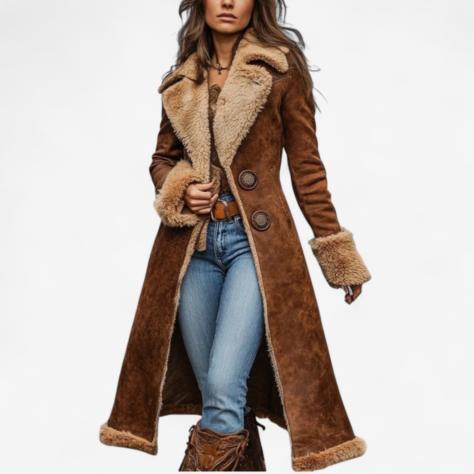 Colette™ | Long Elegant Winter Coat – Carter-Monroe